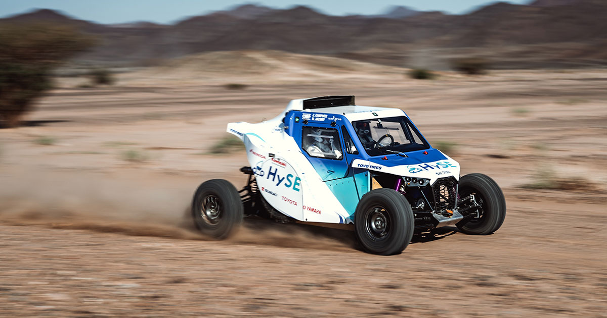HySE-X1 ダカールラリーを駆け抜けた軌跡 | ANSWERS（アンサーズ） | つぎの社会に向かうKawasakiのこたえ | 川崎重工業